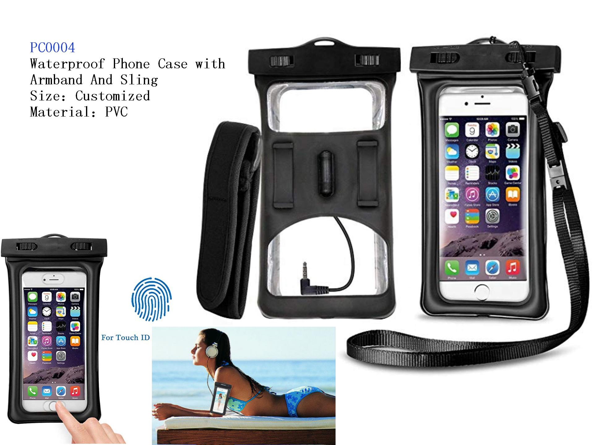 Waterproof Phone Case wi th Armband And Sling - NINGBO WINWORK IMP&EXP
