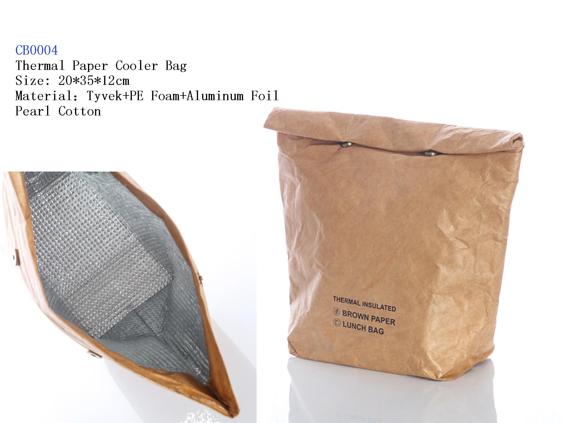 Thermal Paper Cooler Bag