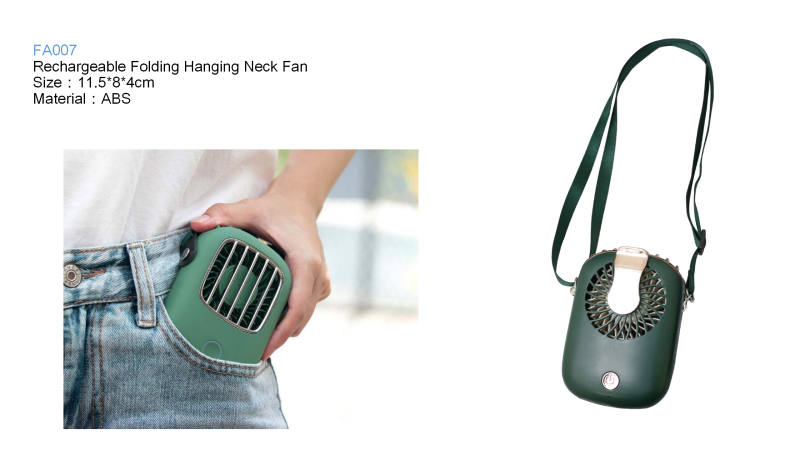 Rechargeable Folding Hanging Neck Fan - NINGBO WINWORK IMP&EXP